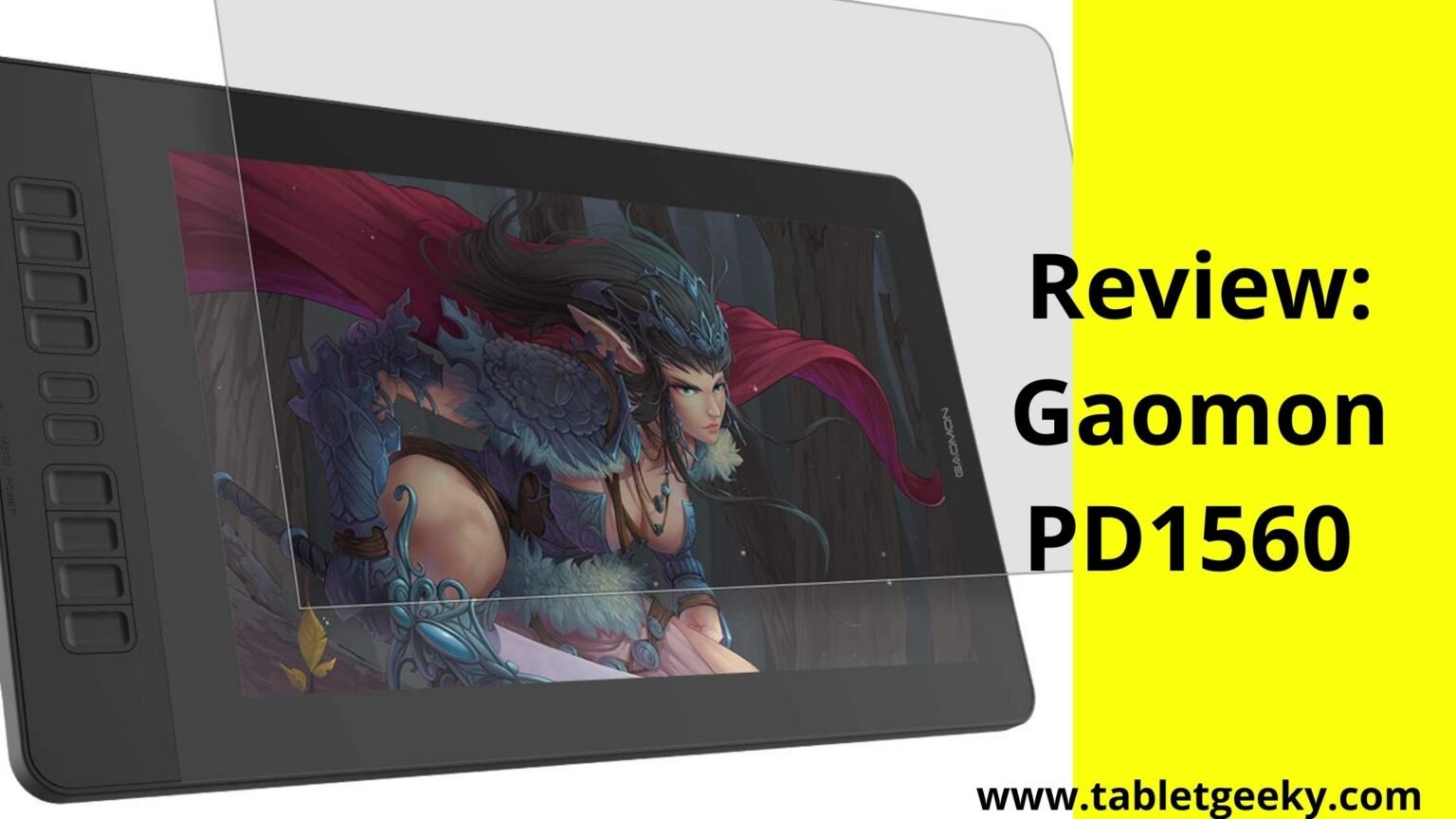 Gaomon PD1560 User Review- A Drawing Tablet with Big Display - Tablet Geeky