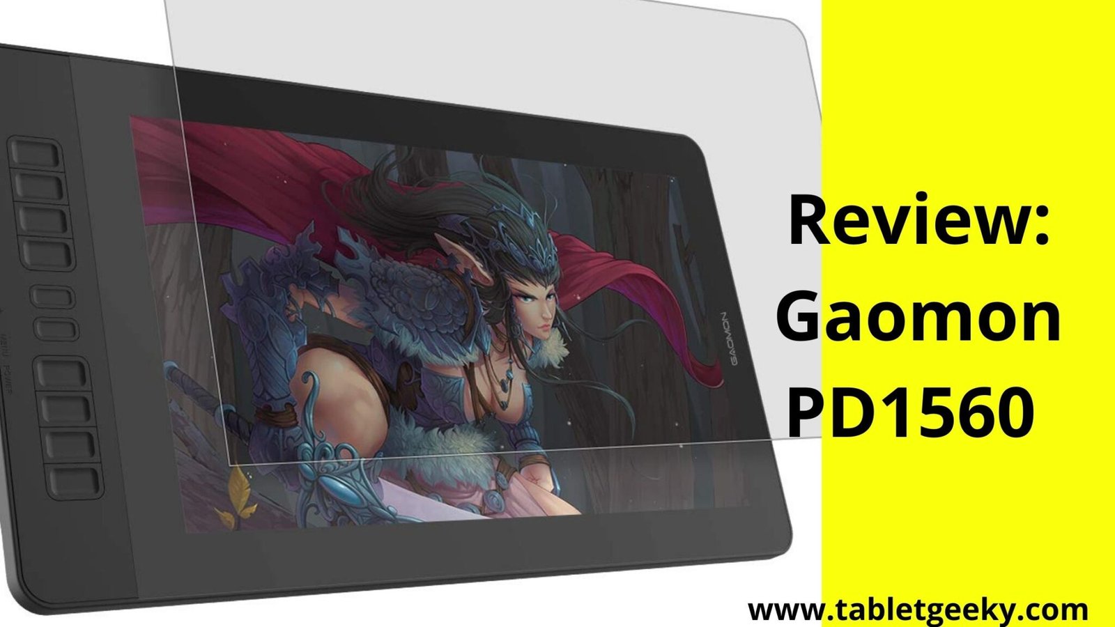 Gaomon PD1560 User Review- A Drawing Tablet with Big Display - Tablet Geeky