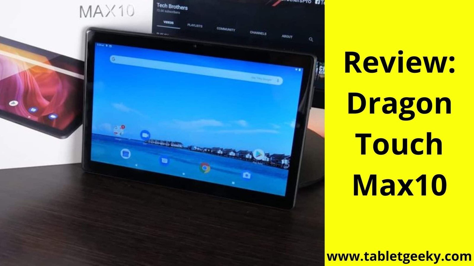 Dragon Touch Max10 Review 2022 - Tablet Geeky