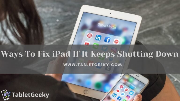 iPad Keeps Shutting Down: Best Ways to Fix This Problem (Complete 2026 ...